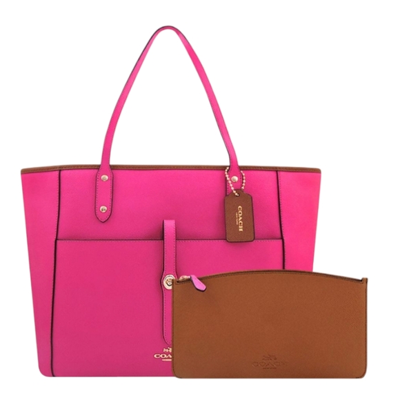 Coach | Bags | Coach Pink Tote Bag Size 151 | Poshmark